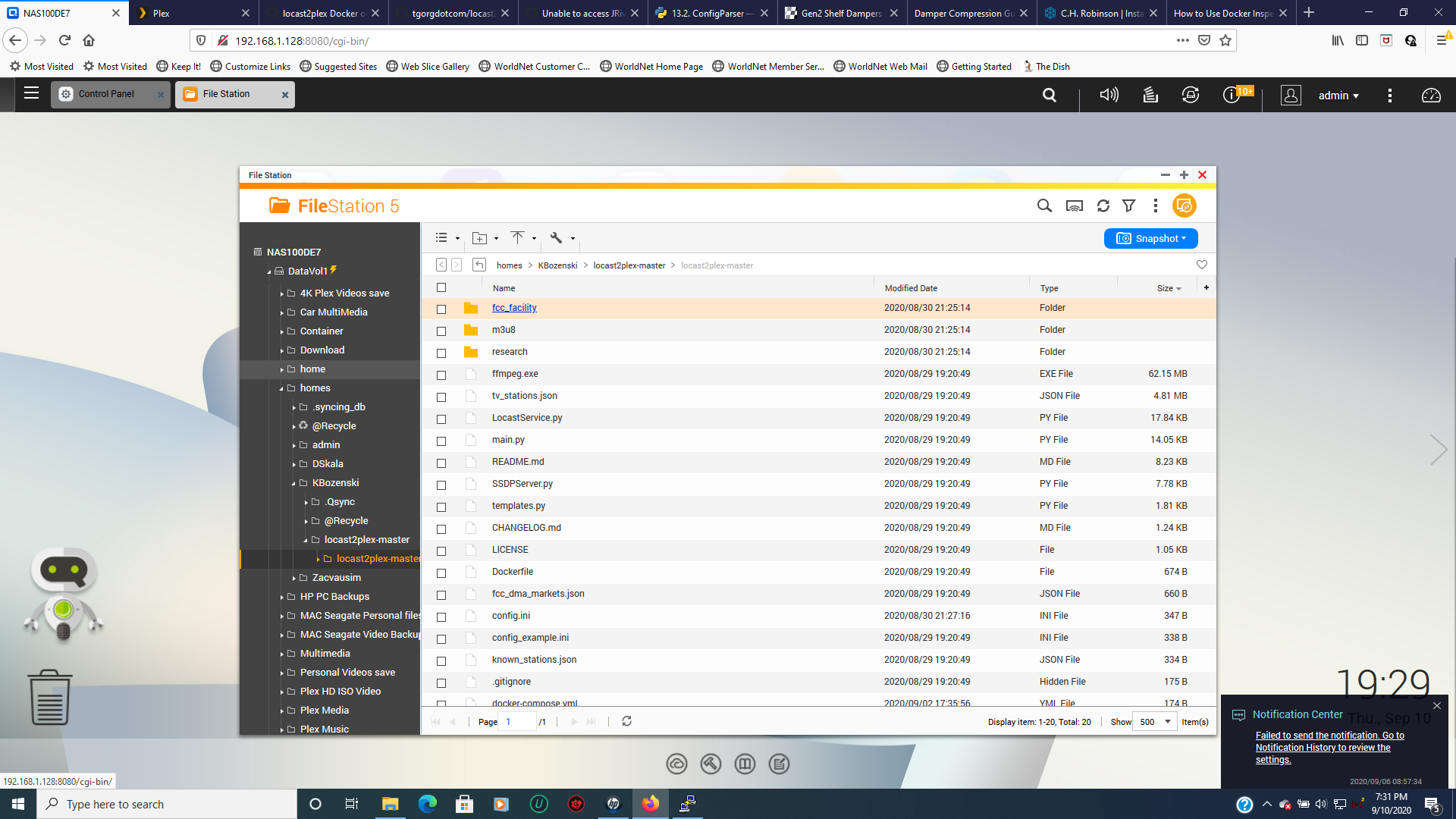 locast2plex Docker on QNAP · Issue #30 · tgorgdotcom/locast2plex · GitHub