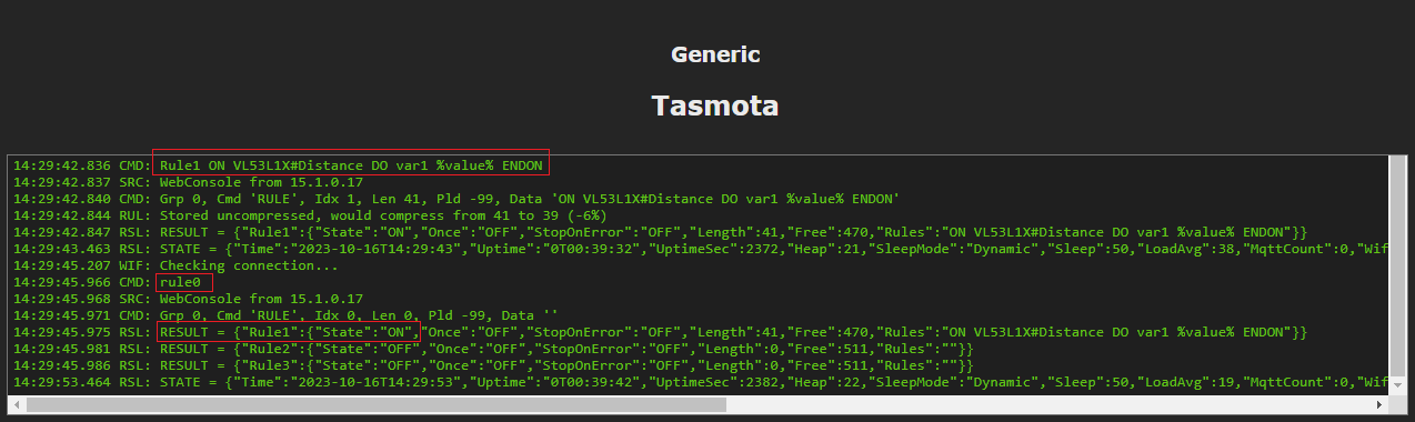VL53L1X (ToF) sensor doesn't update values in the console with firmware tasmota-4M · arendst ...