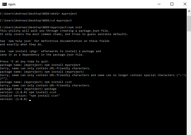 How Will I Put Ccxt Master Folder In Relation To My Appjs File Error