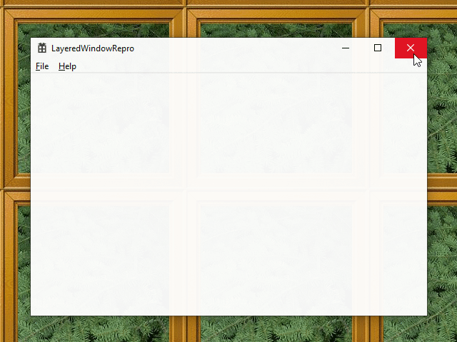 [User32] Layered windows lose alpha-blending when maximized/minimized ...