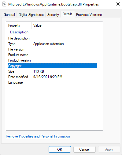 Add VERSION_INFO block to Microsoft.WindowsAppRuntime.Bootstrap.dll ...