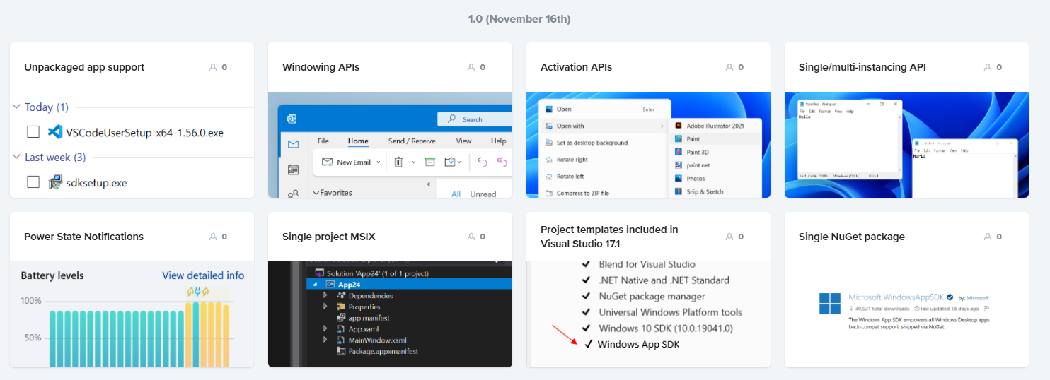 Product Board missing 1.0 features from roadmap · Issue #1781 · microsoft/WindowsAppSDK · GitHub