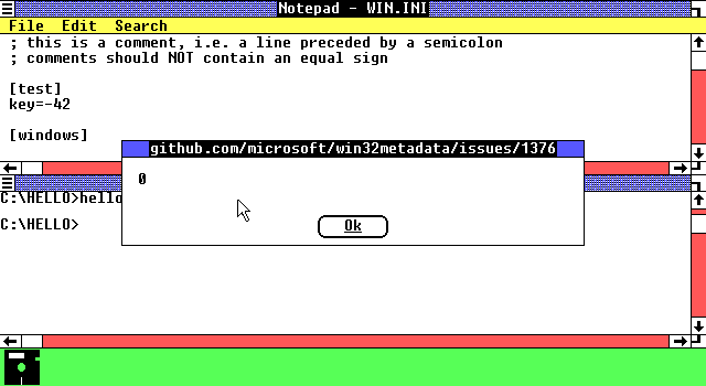 GetPrivateProfileIntW should return `int` · Issue #1376 · microsoft/win32metadata · GitHub