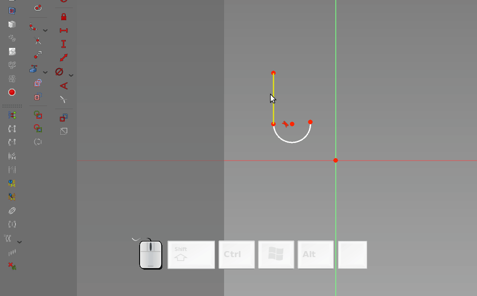 Feature Request Context Menu For Selected Elements In Sketcher · Issue 723 · Realthunder