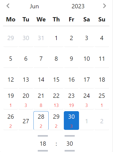 Support Custom Contents For Day Marker · Issue 457 · Vuepic Vue Datepicker · Github