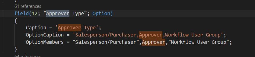 Request For Converting An Option Data Type Field To Enum Data Type For Approver Type In Table
