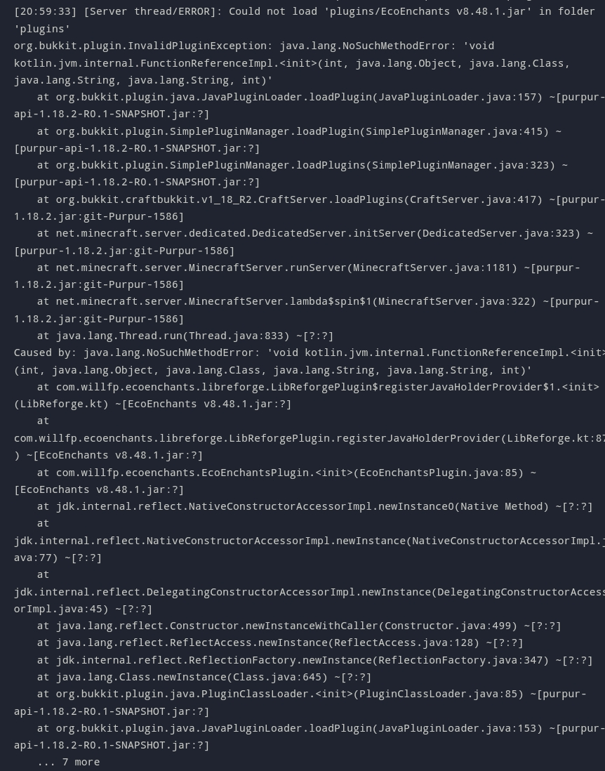 Plug won't enable u · Issue #189 · Auxilor/EcoEnchants · GitHub