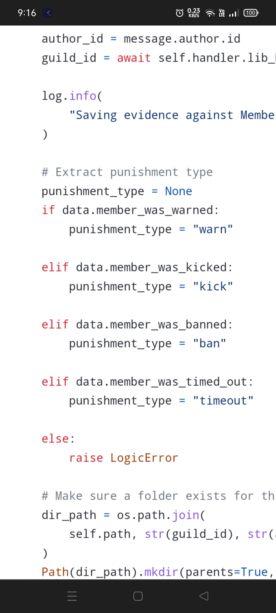 Admin Logs punishment type failure on custom punishments · Issue #99 ...