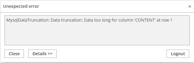 Increase template content column size on MySQL · Issue #196 · cuba-platform/reports · GitHub