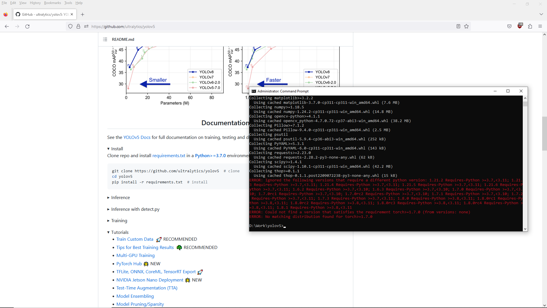 Problems With Installation On Win10 · Issue 11054 · Ultralyticsyolov5 · Github