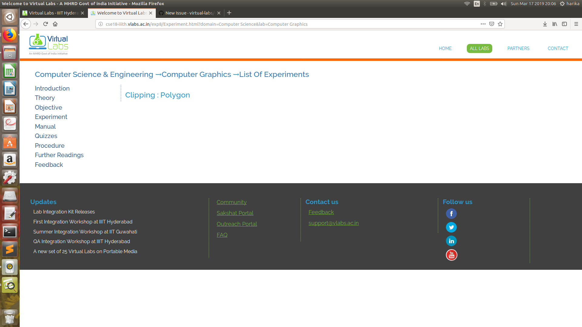 Computer Graphics Lab->List of experiments->Clipping:Polygon ...