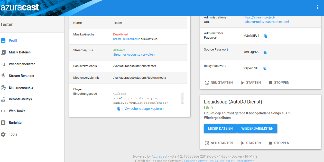 Webdj doesn't work: some clarifications · Issue #1506 · AzuraCast/AzuraCast · GitHub