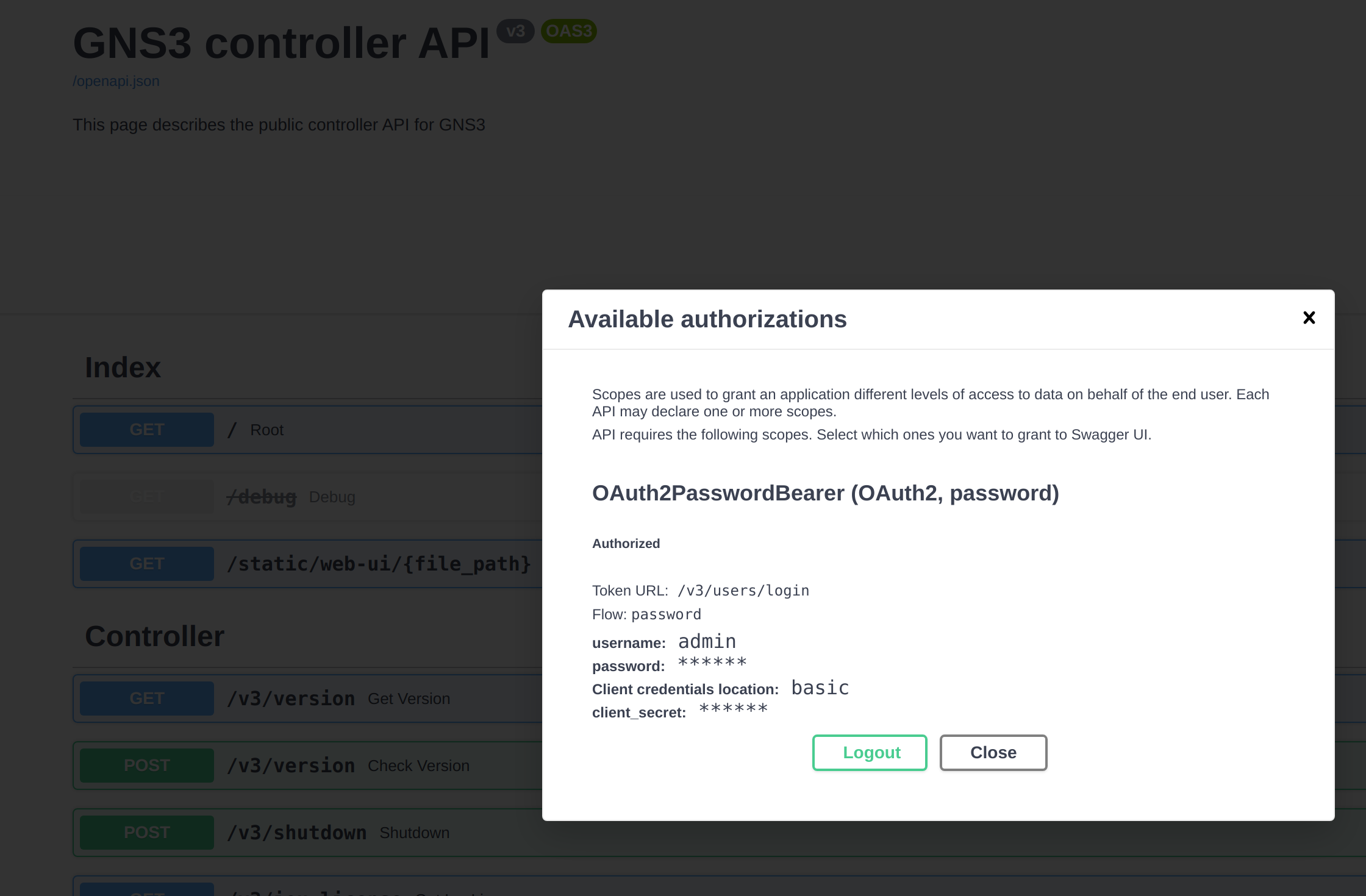 Logout support · Issue #1124 · GNS3/gns3-web-ui · GitHub