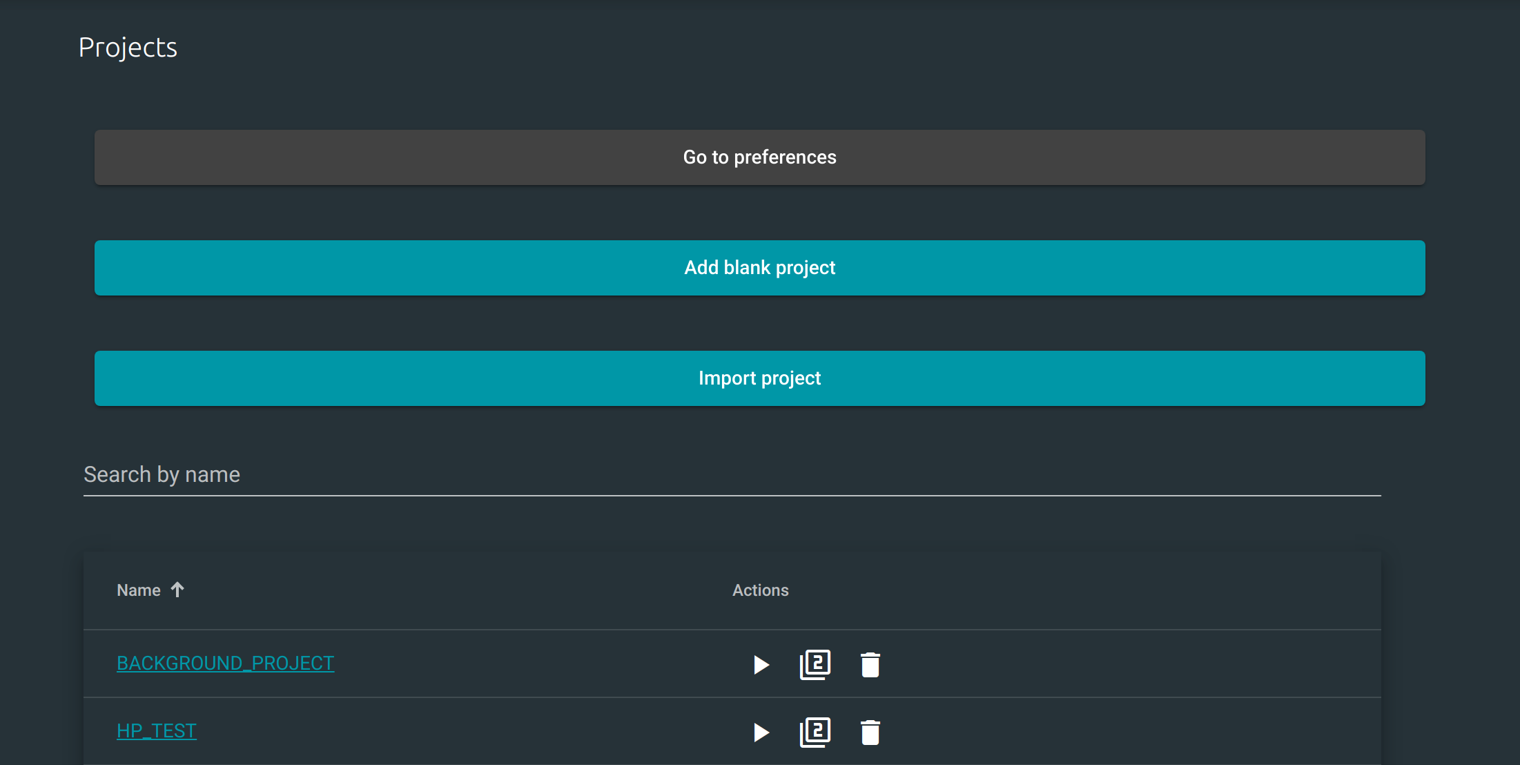 Buttons On Project Page · Issue 1146 · Gns3 Gns3 Web Ui · Github