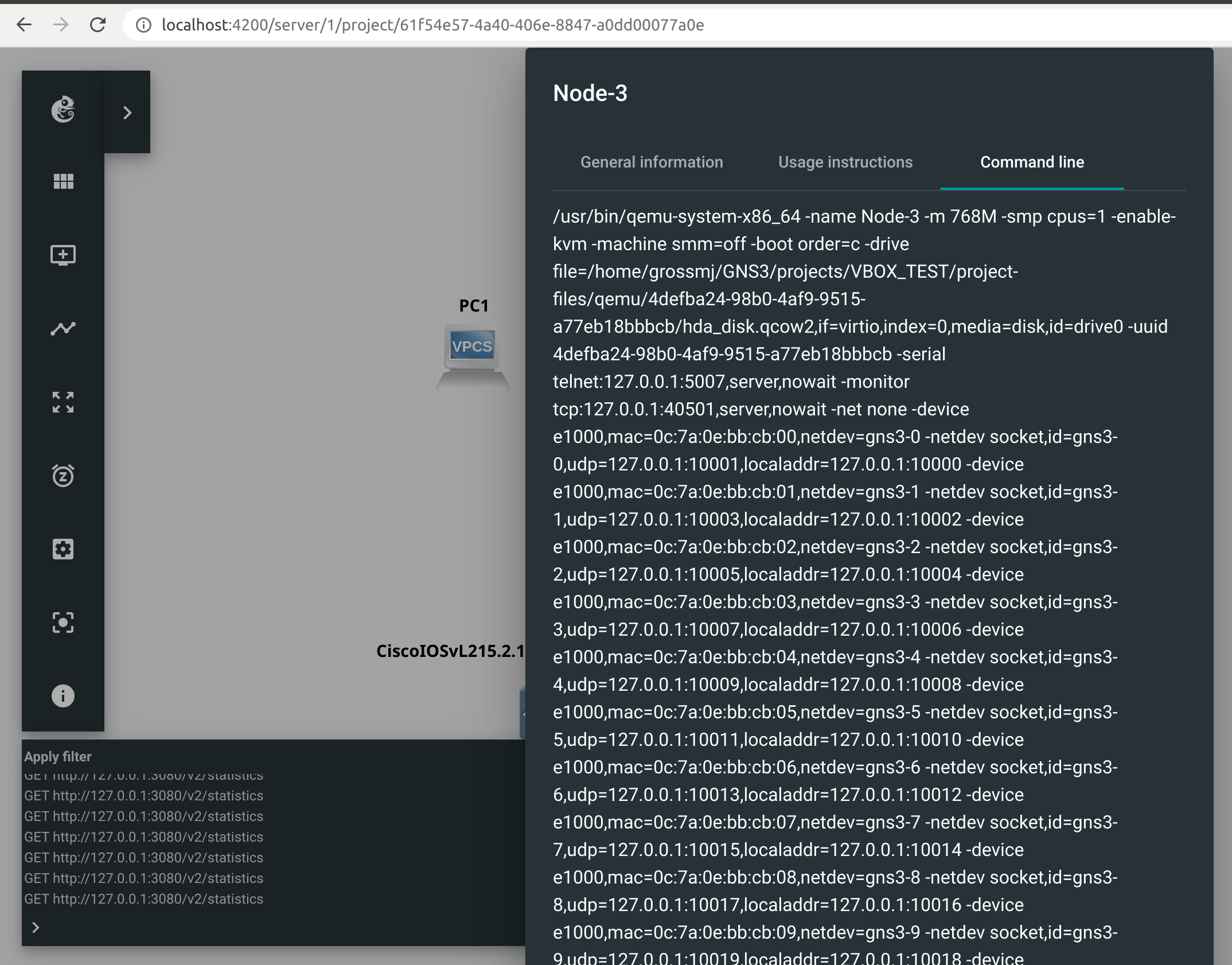 Node information dialog improvements · Issue #680 · GNS3/gns3-web-ui · GitHub