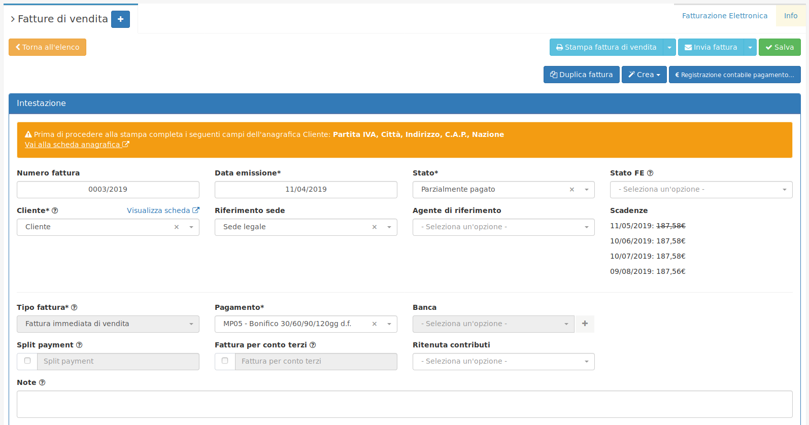 Registrazione contabile Fatture di vendita · Issue #558 · devcode-it/openstamanager · GitHub