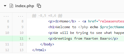 Working on same file in different branches, keeping branches seperated ...