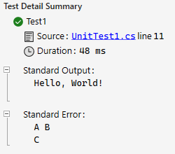 Standard error stream trims and wraps single characters · Issue #4414 · nunit/nunit · GitHub