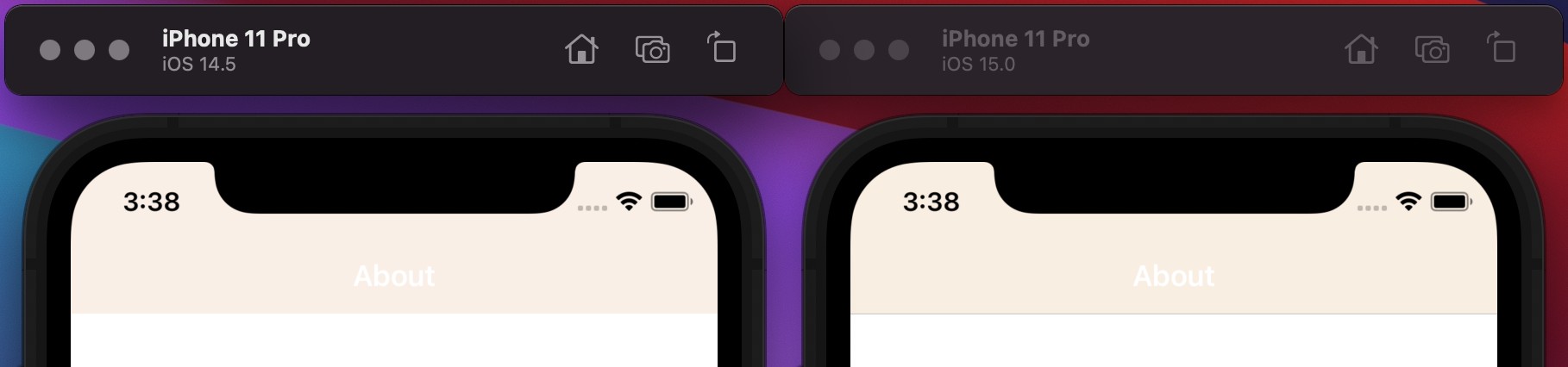 [Bug] iOS15 navigation shadow bar (Xamarin shell, XF 5.0.0.x ...