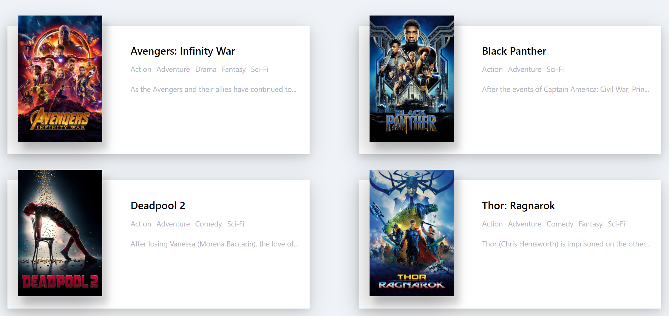 GitHub - suji3927/ReactJS_Movie-app: Movie App with ReactJs lecture by ... GitHub - suji3927/ReactJS_Movie-app: Movie App with ReactJs lecture by ...