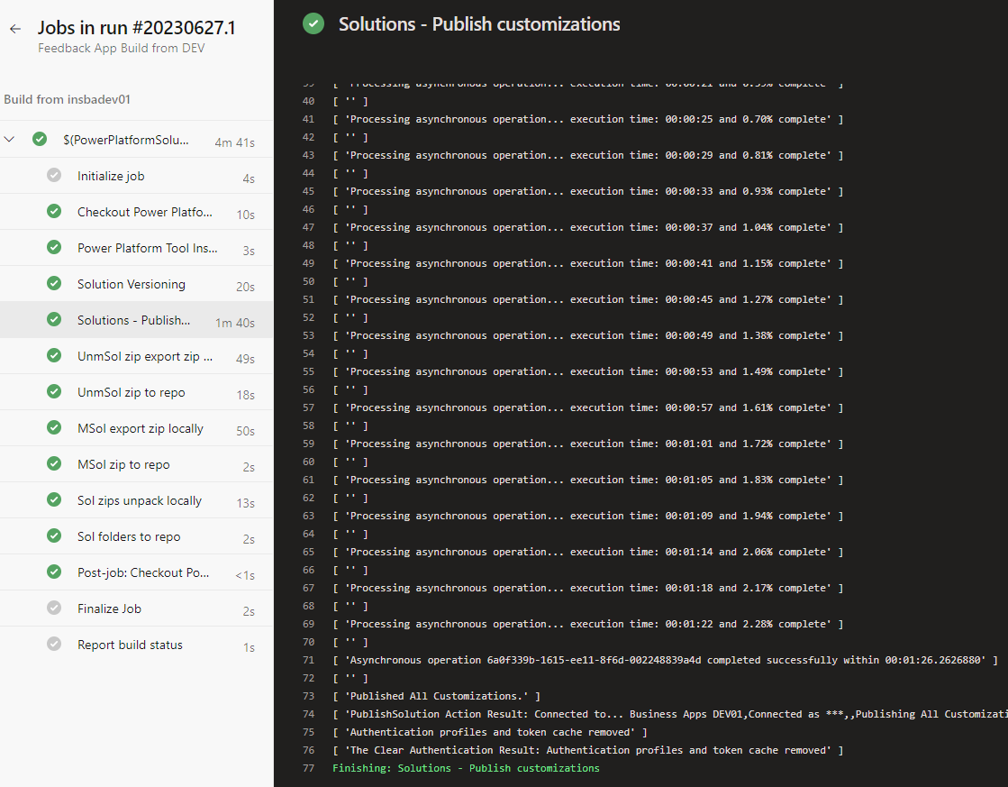Publish Customizations causing timeout from Azure DevOps Pipeline · Issue #380 · microsoft ...