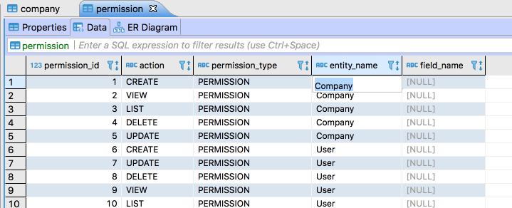 Unable to edit the data in column in table data explorer on Mac OS ...