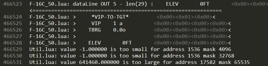 Empty lines in F-16's DED · Issue #146 · DCS-Skunkworks/dcs-bios · GitHub
