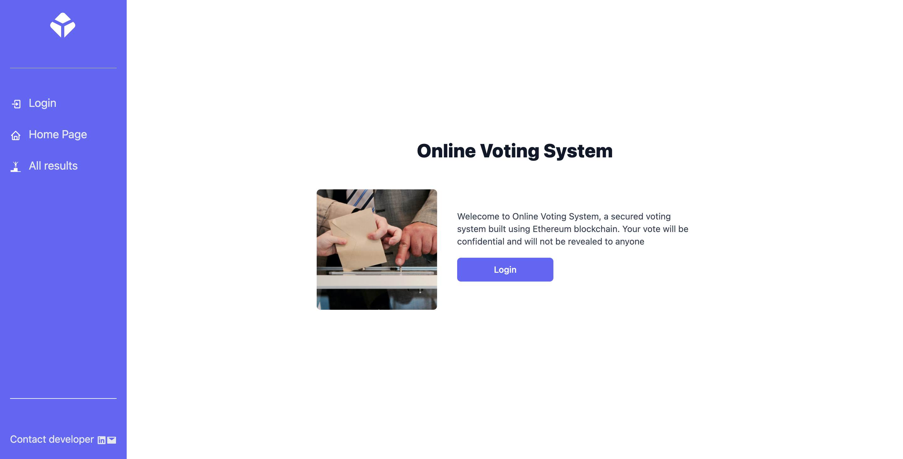 GitHub - itsSauravK/Election-Voting-Blockchain: A secured online voting ...