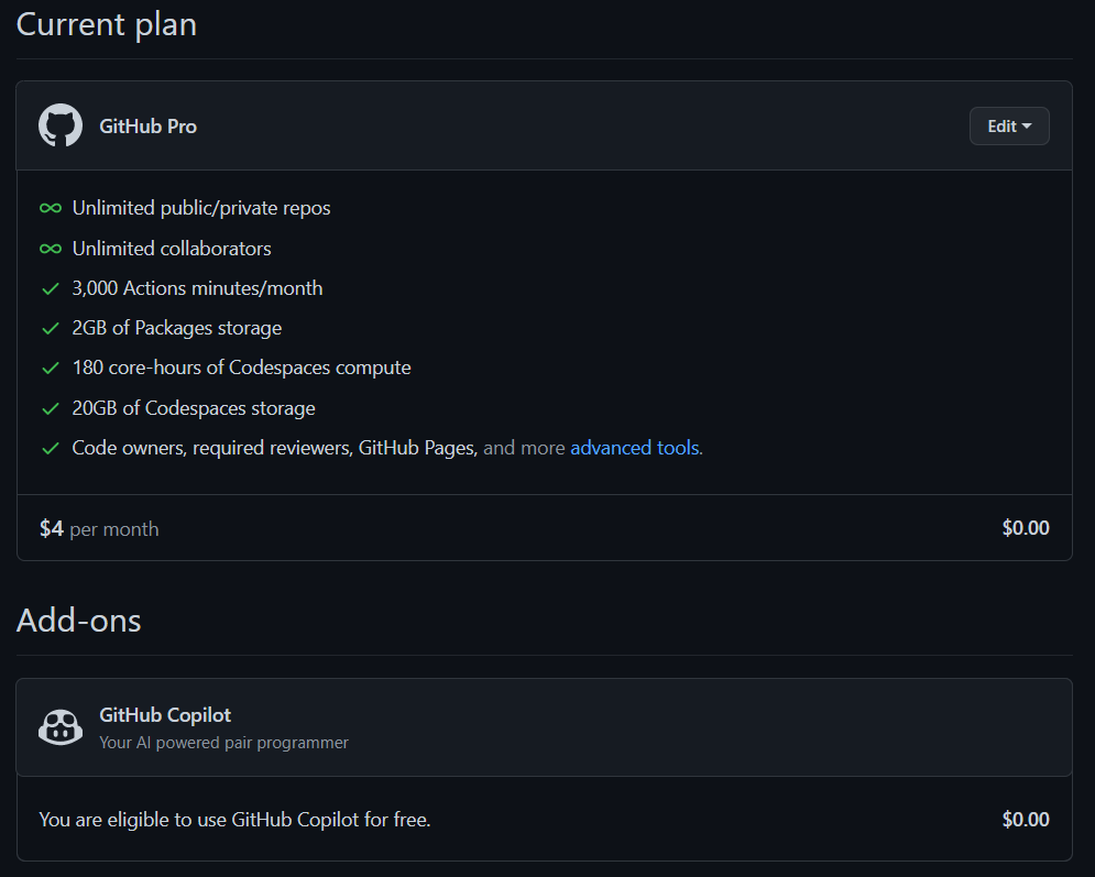 Student Github Copilot unavailable · community · Discussion #46269 · GitHub