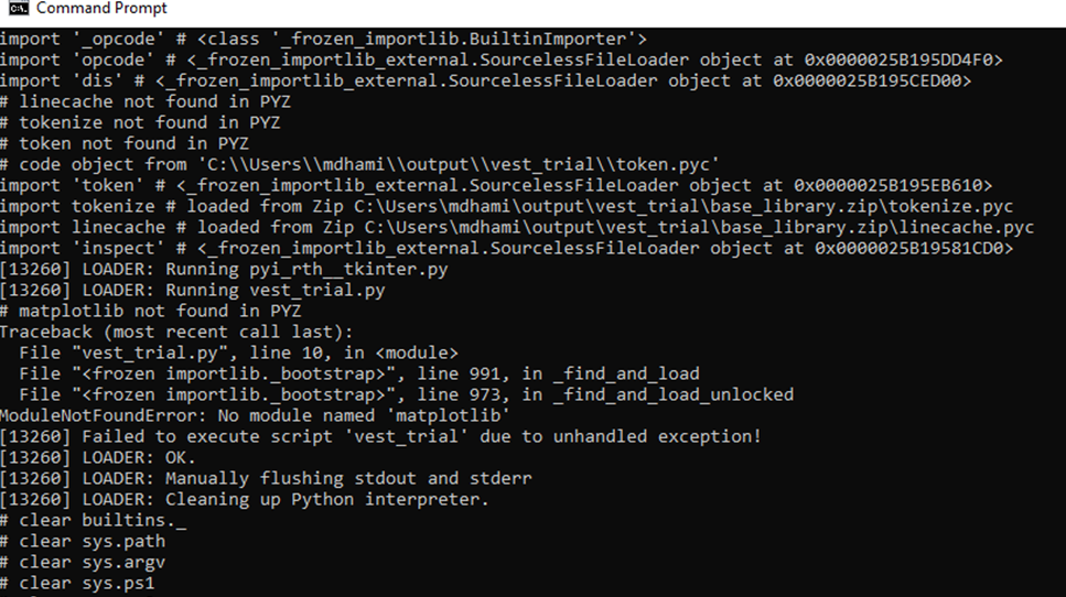 conversion to .exe unsuccessful, bootloader error · Issue #287 · brentvollebregt/auto-py-to-exe ...