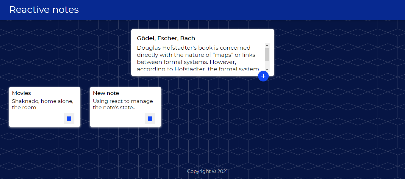 GitHub - GonzRodriguez/Reactive-notes: Last bootcamp project in the ...