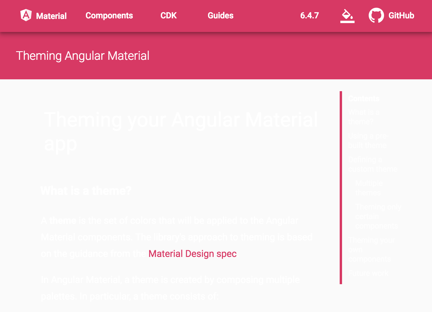 All guide pages ignore theme, background always white · Issue #525 ...
