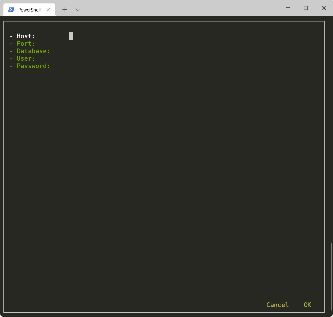 Text user interface looks distorted when run from PowerShell or Cmd ...