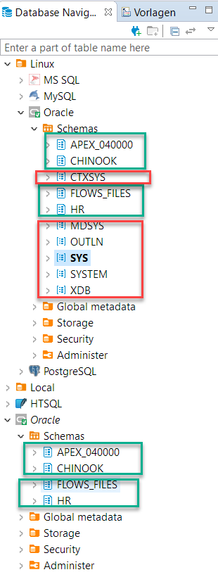 Oracle: showing non-default schemas does not work via command line · Issue #4441 · dbeaver ...