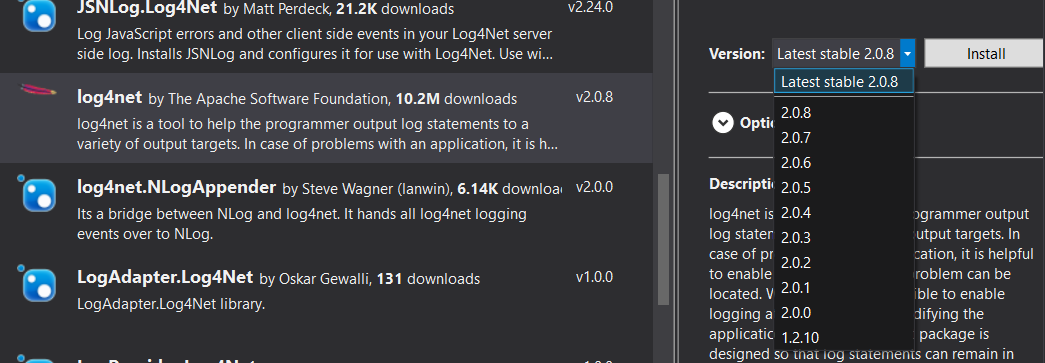 Nuget Ui In Vs Displays The Wrong Available Versions Of Nuget Packages 7143