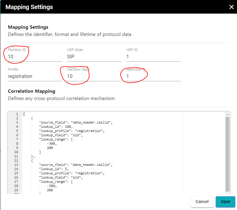 Doubt Regarding Retention Setting · Issue 337 · Sipcapture Homer App