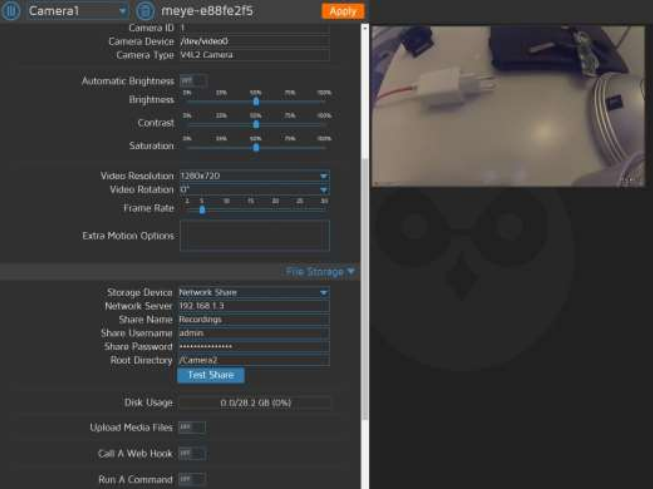 GitHub - tmorovati/Raspberry-Pi-Network-Camera