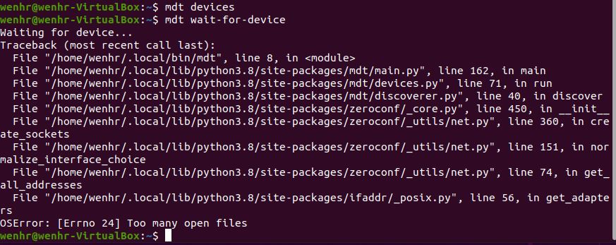 cant start with my Dev Board | no content displayed after entering ”mdt devices“ · Issue #730 ...