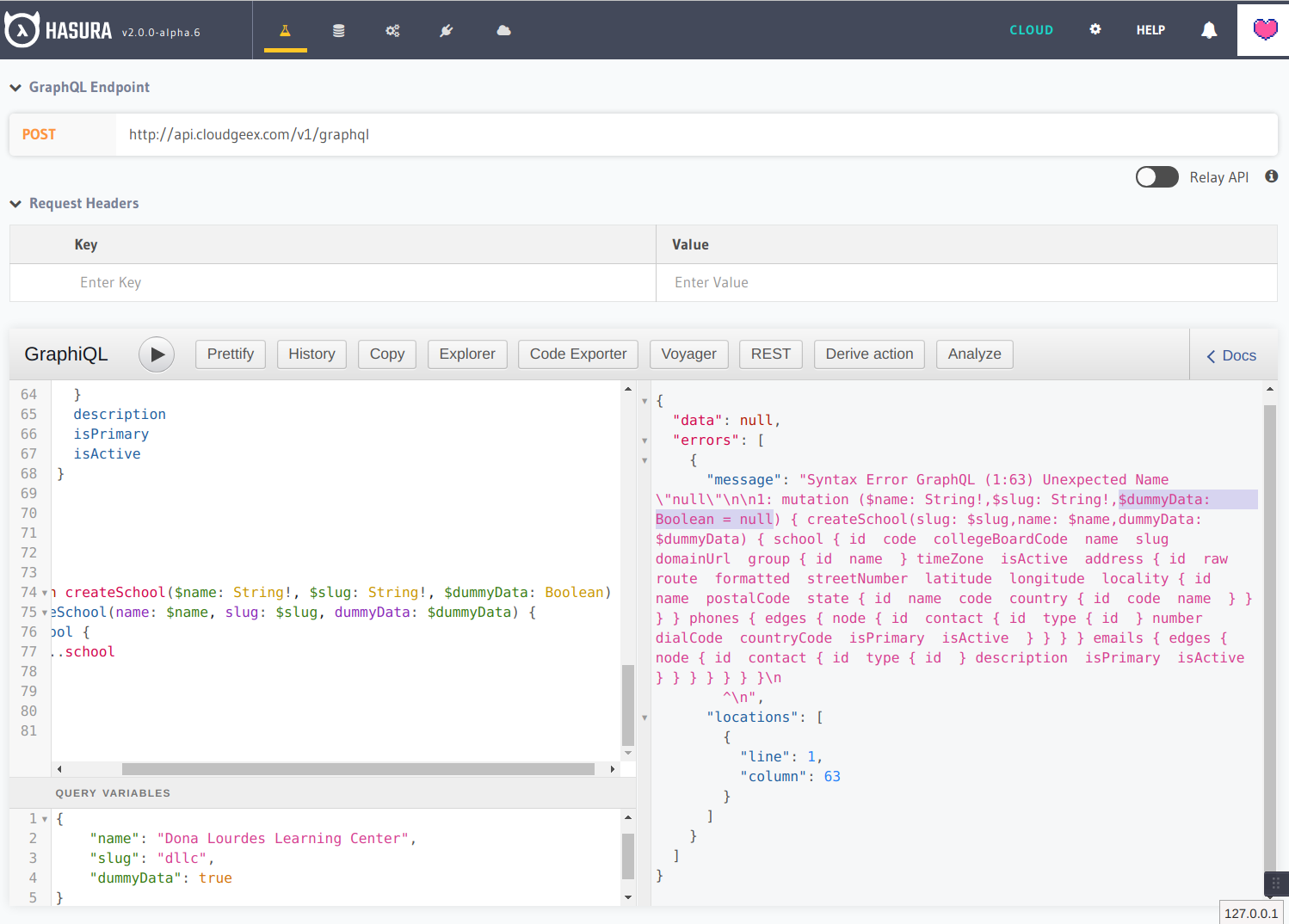 V200 Alpha6 Remote Schema Nullable Arguments Variables Not Working · Issue 6738 · Hasura 5602