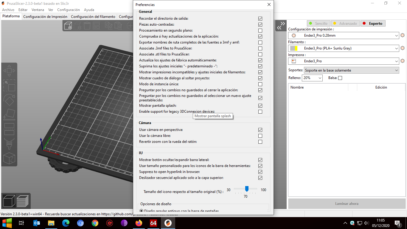 Screen Preferences too Big · Issue #5381 · prusa3d/PrusaSlicer · GitHub