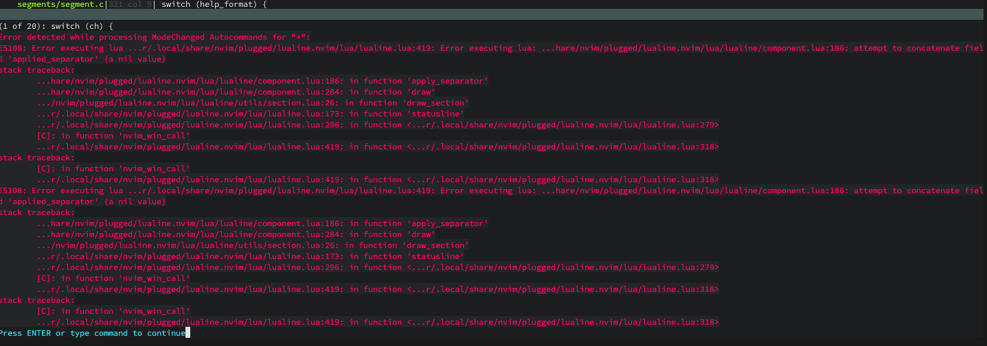 Error Attempt To Concatenate Field Appliedseparator A Nil Value 