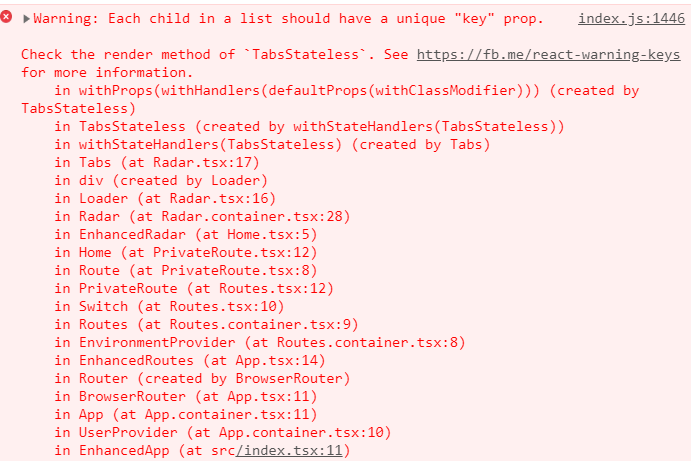 Tabsstateless Doesn T Have A Key Prop · Issue 107 · Axafrance React Toolkit · Github