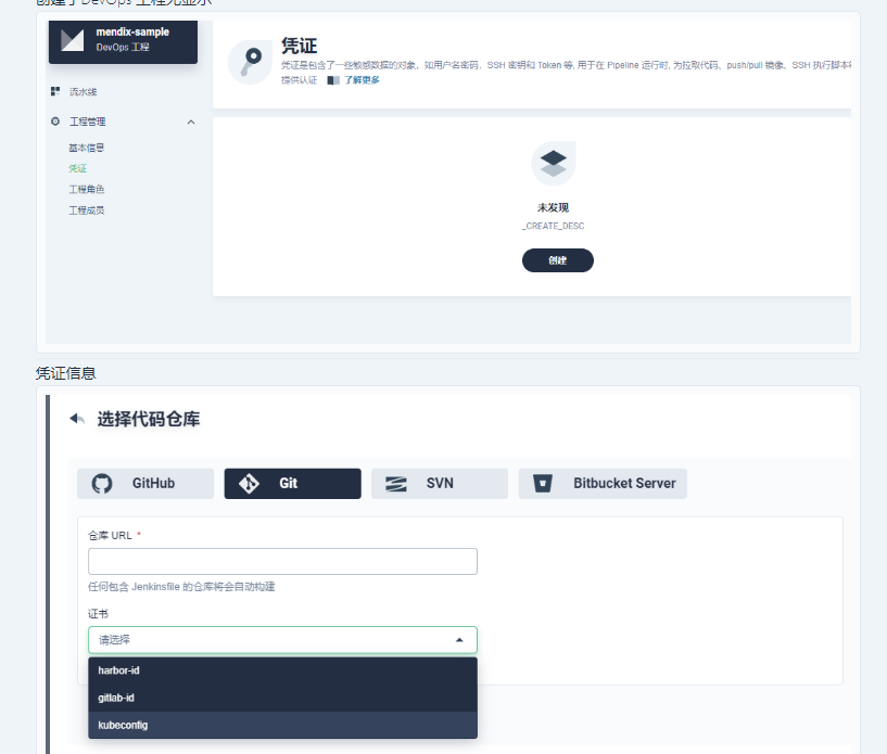 A Pipeline for a Devops project created in Kubesphere 3.0 cannot be displayed in the interface ...