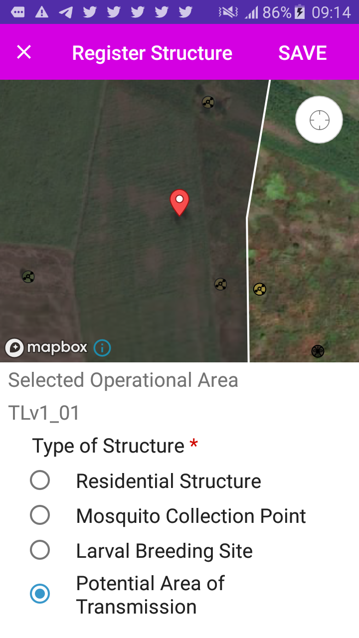 Adding Point Form> Out of Operational Area Warning · Issue #362 · opensrp/opensrp-client-reveal ...