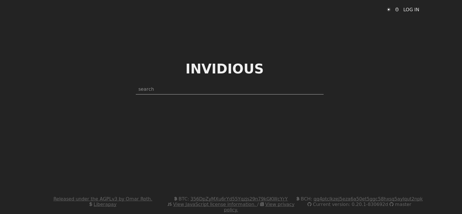 [Feature Request] Proper Search-engine-like page · Issue #996 · iv-org ...