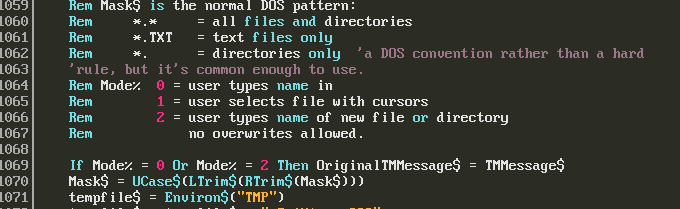 "Rem" line is not highlighted as a comment · Issue #108 · QB64-Phoenix ...