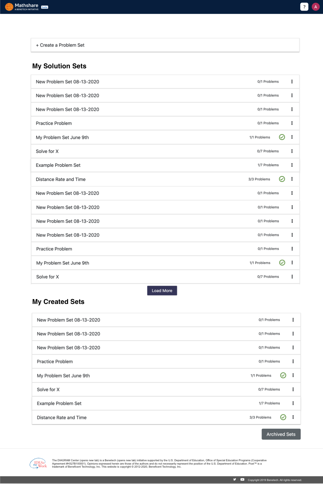 Load More button in v1 · Issue #1585 · benetech/MathShare · GitHub