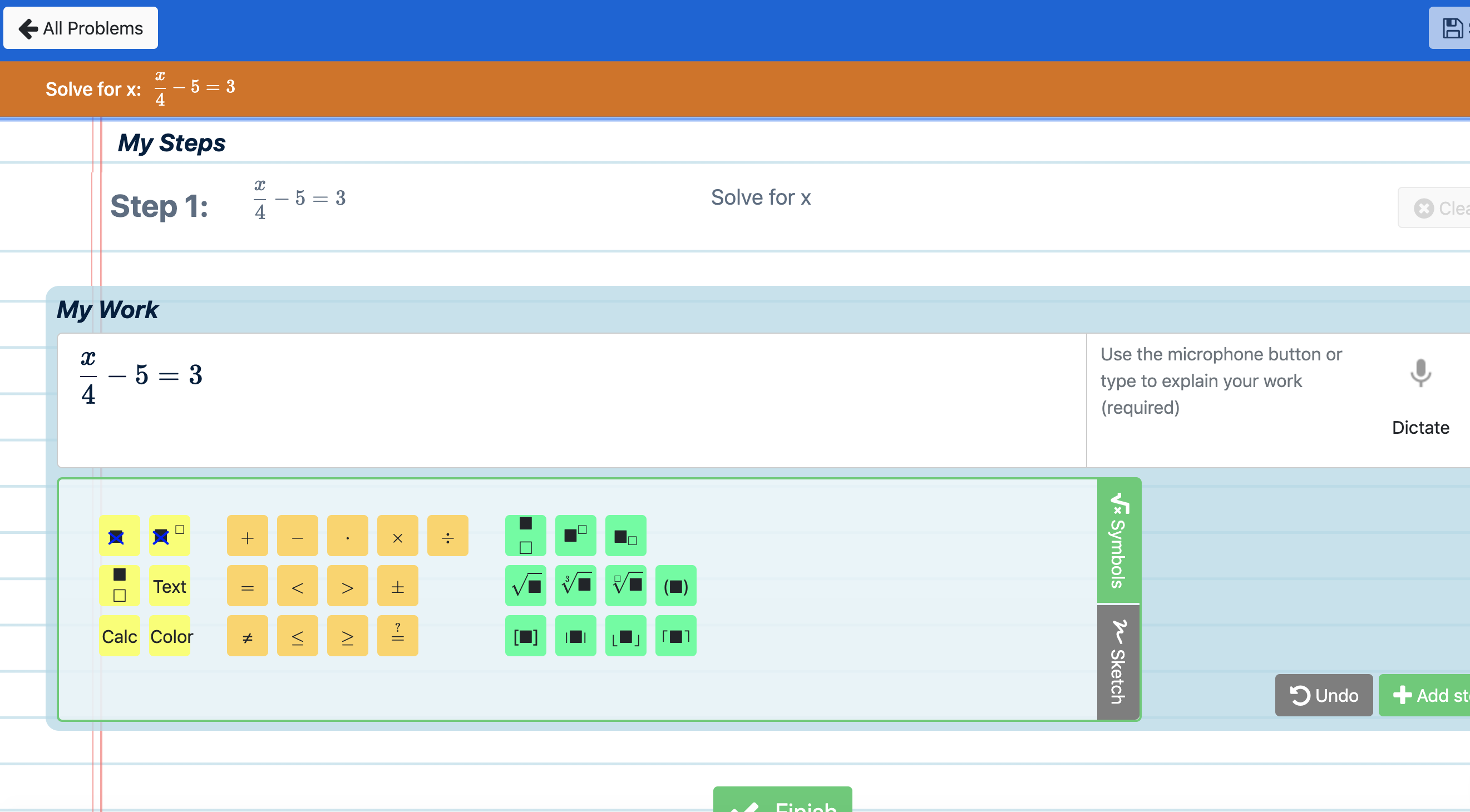 Division / Fractions don't show up in problem preview · Issue #1137 · benetech/MathShare · GitHub