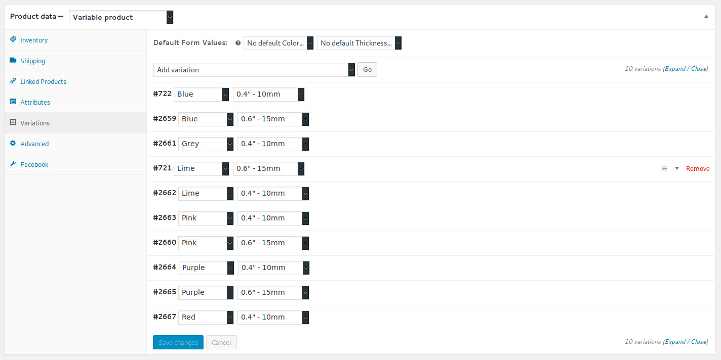 New Variations Not Showing Js Errors In Add To Cart Variation Min Js · Issue 22724