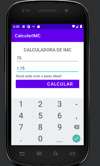 GitHub - MarcioLima76/IMCcalc: App para calcular IMC - Java - Android Studio